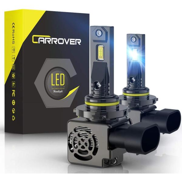 商品名CAR ROVER 9006 HB4 LEDヘッドライト電球 55W 10000ルーメン プラグアンドプレイ 非常に明るい6500K ZESチップ変換キットCAR ROVER High Power 9006 HB4 LED Headl...