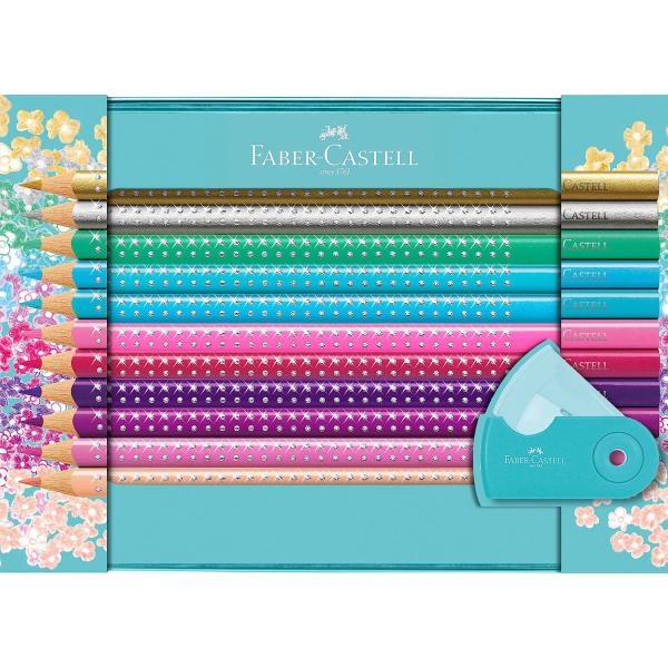 商品名Faber-Castell Sparkle Colour Pencils - Set of 20ブランド：Faber-Castell商品サイズ：20 Count (Pack of 1)高さ：5.4 cm横幅：15.1 cm奥行：20....