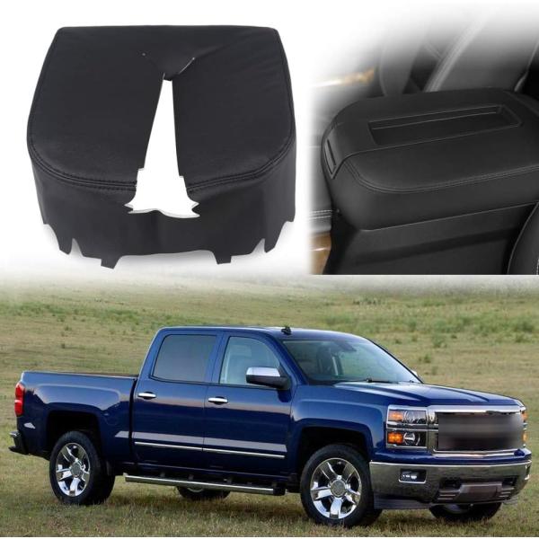 商品名VANJING センターコンソールカバー アームレストカバー シボレー GMC アバランチシルバラード タホ サバーバン ユーコン ユーコン XL シエラ 2007-2013に対応 (レザーパーツのみ)VANJING Compatib...