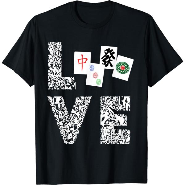 商品名Mahjong Love Playing Chinese Game Mah Jongg Player T-Shirtブランド：Cool Chinese Game Playing Mah Jong Tee Shirt Gift商品サイズ...