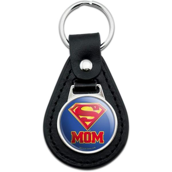 商品名Black Leather Superman Super Mom Shield Logo Keychainブランド：GRAPHICS &amp; MORE商品サイズ：One Size高さ：0.3 cm横幅：8.9 cm奥行：15.2 ...
