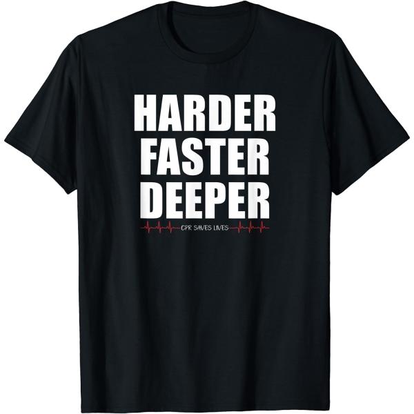 商品名Harder Faster Deeper CPR Saves Lives Funny EMT Nursing T-Shirtブランド：JEB商品サイズ：Small高さ：2.5 cm横幅：20.3 cm奥行：25.4 cm重量：4536...