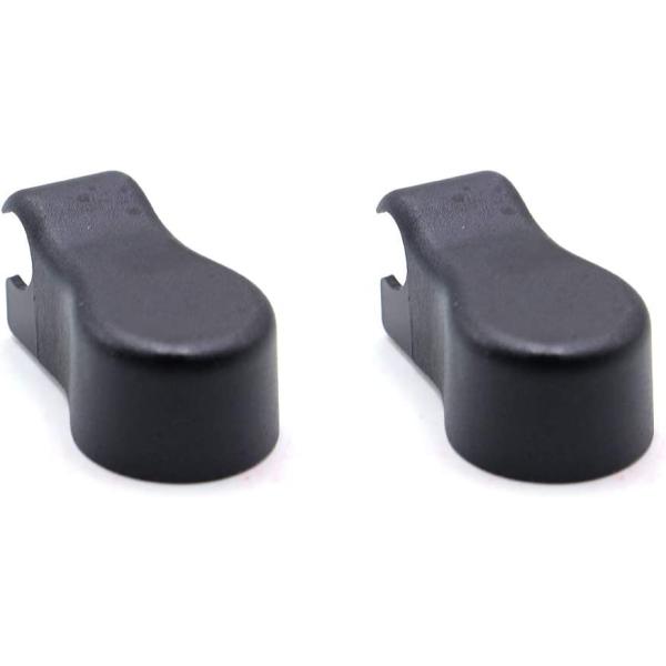 商品名Nonstop ペア フロントガラス ワイパー アームベースカバー キャップ ブラック 日産 ビッグ-M D21 1986 1994用Nonstops Pair Windshield Wiper Arm Base Cover Cap ...