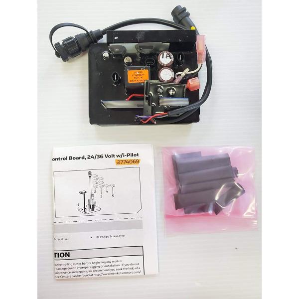 商品名Minn Kota 2774069 コントロールボードアセンブリ 収縮チューブ付き 24/36V i-Pilot Terrova BT T2 ST/T2Minn Kota 2774069 Control Board Assembly,...