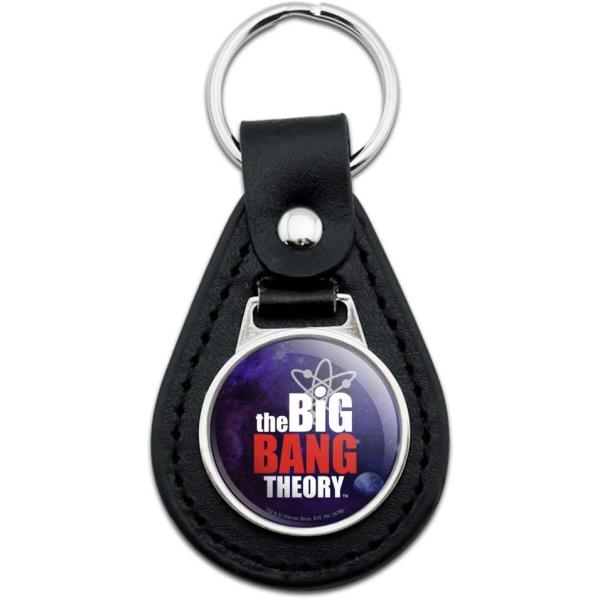 商品名ブラックレザー The Big Bang Theory ロゴキーチェーンBlack Leather The Big Bang Theory Logo Keychainブランド：GRAPHICS &amp; MORE商品サイズ：One ...