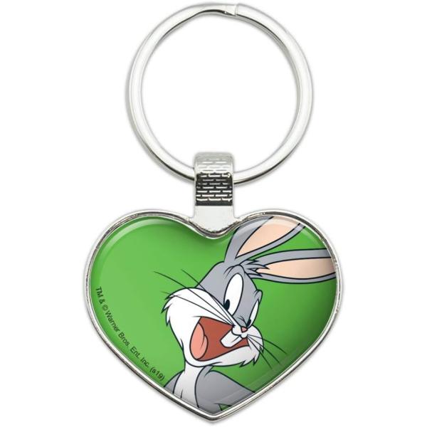 商品名Looney Tunes Bugs Bunny Keychain Heart Love Metal Key Chain Ringブランド：GRAPHICS &amp; MORE商品サイズ：One Size高さ：0.5 cm横幅：8.9...