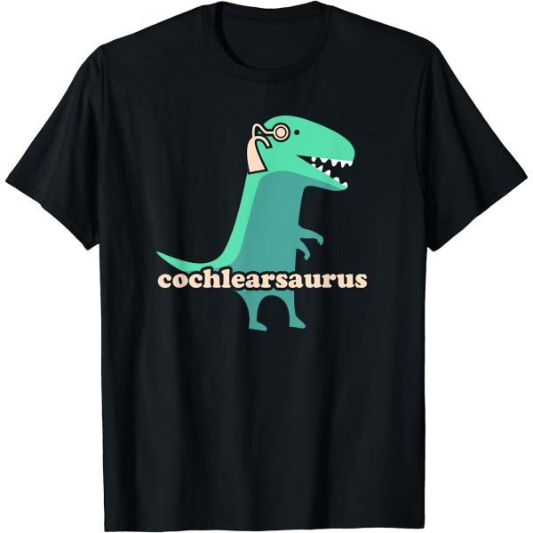 商品名Dinosaur - Hearing Loss Awareness / Cute Cochlear Implant T-Shirtブランド：Hearing Aid, Deaf &amp; Cochlear Implant Shirts...
