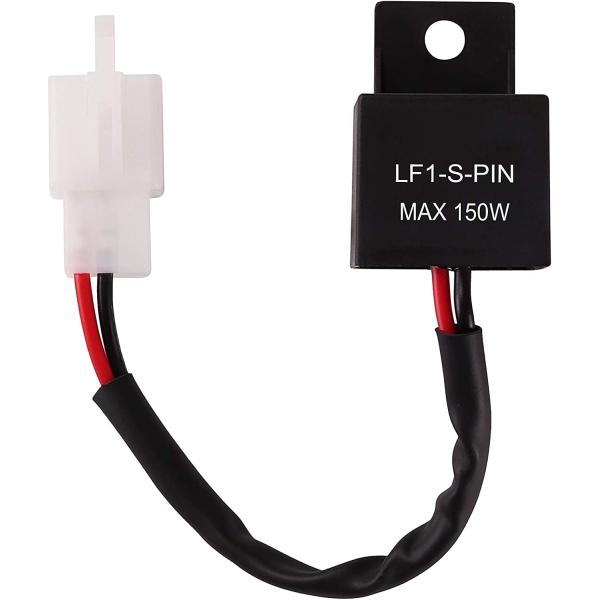 商品名Kinstecks 2Pin Flasher Relay 12V Motorcycle Indicators LED Light Flasher for Motorcycle LED Indicators Turn Signal Li...