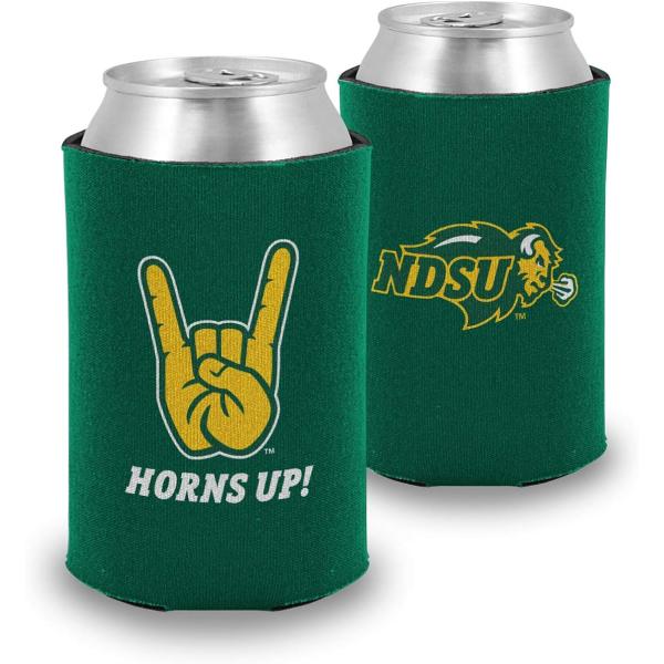 商品名Root Sportswear ノースダコタ州立大学 NDSU バイソン ホーンズ アップ ハンドサイン 断熱フォーム クージー/缶クーラー (片面)Root Sportswear NCAA College Hand Sign Ins...