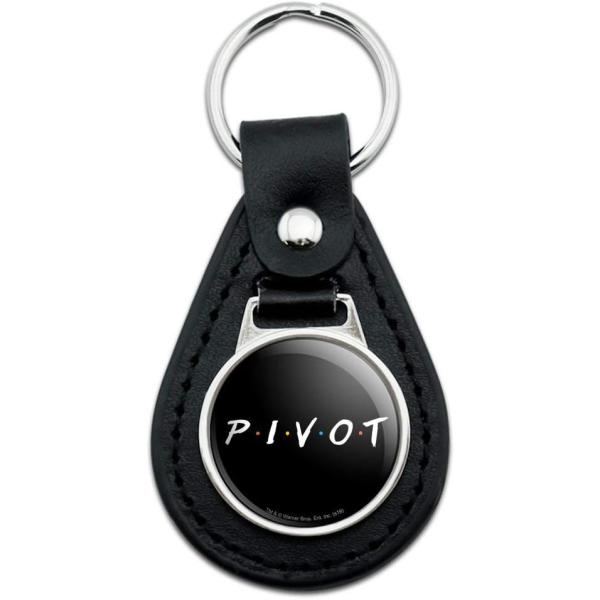 商品名ブラック レザー フレンズ ピボット キーチェーンBlack Leather Friends Pivot Keychainブランド：GRAPHICS &amp; MORE商品サイズ：One Size高さ：1.4 cm横幅：21.9 c...