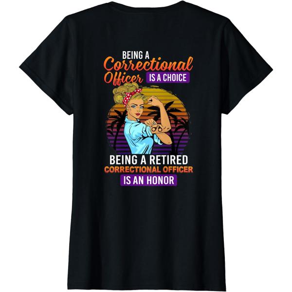 商品名Womens Being A Retired Correctional Officer Is An Honor Funny T-Shirtブランド：Retired Correctional Officer Women Saying商品...