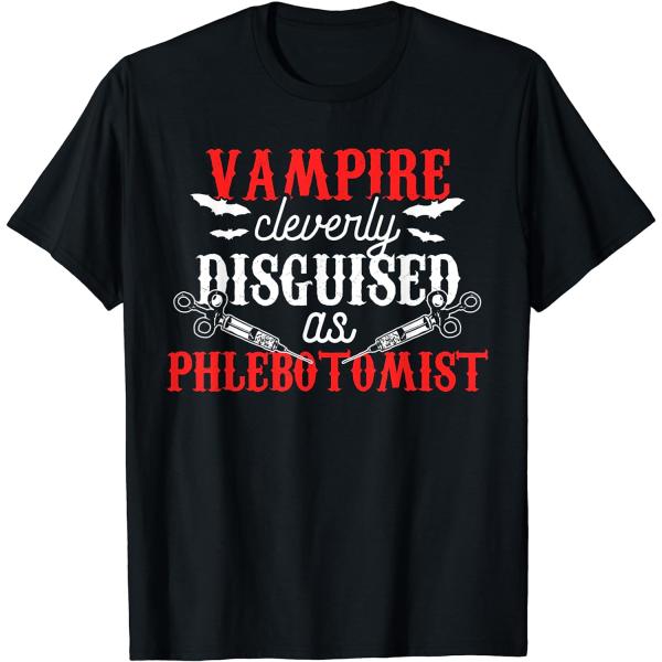 商品名Phlebotomist Vampire Phlebotomy Technician Gifts T-Shirtブランド：Proud Phlebotomist Funny Gifts商品サイズ：Small高さ：2.5 cm横幅：20....