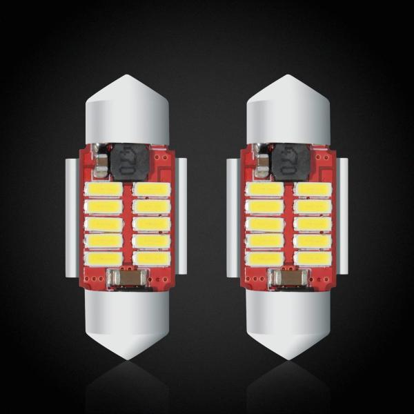 商品名Alla Lighting DE3021 DE3175 LED電球 超明るい 4014 10-SMD 28mm 29mm 12V LED DE3022 6428 Festoon インテリアマップ/ドーム/トランク/ドアライト用 600...