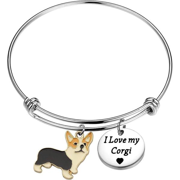 商品名BAUNA Corgi Dog Gift I Love My Corgi ブレスレット 犬愛好家 コーギー お母様へのギフトBAUNA Corgi Dog Gift I Love My Corgi Bracelet Gifts for...