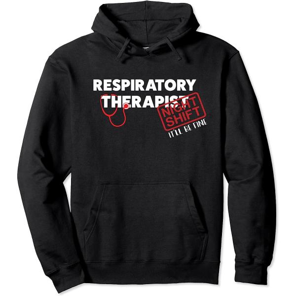 商品名Funny Night Shift Respiratory Therapist Gift RT Therapy RRT Pullover Hoodieブランド：3rdShiftBrain 3sb商品サイズ：Small高さ：12.7 c...