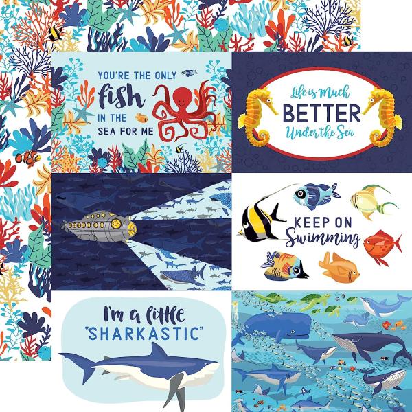 商品名Carta Bella CBFAF111007 Fish are FRNDS PAP12 4X6 JOURNE 4 x 6インチ ジャーナリングカードCarta Bella FISH ARE FRNDS PAP12 4X6 JOURN...