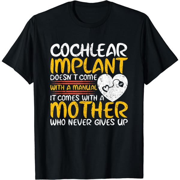 商品名Cochlear Implant Mother Support Awareness Hearing Loss T-Shirtブランド：Cochlear Implant Designs商品サイズ：Small高さ：2.5 cm横幅：20....