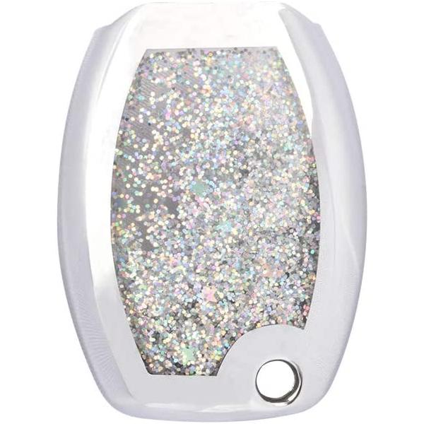 商品名1797 互換キーフォブカバー スローシルバーペアレント For Mercedes シルバー 11271797 Compatible Key Fob Cover for Mercedes Benz Accessories B C E ...