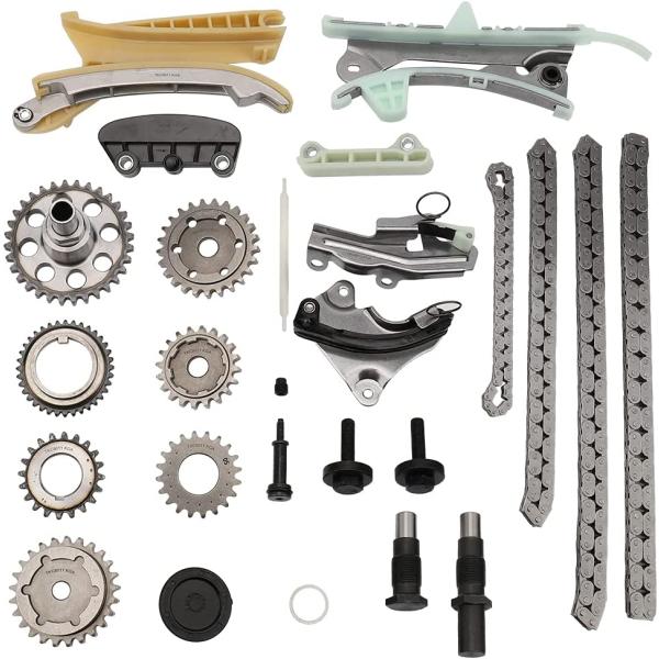 商品名MAYASAF Engine Timing Chain Kit with Original Equipment Replacement Timing Chains, Sprockets, and Tensioners for Sele...