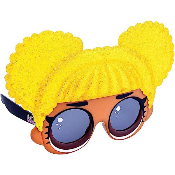 商品名Sun-Staches 公式ライセンス商品 LOL Surprise Queen Bee キャラクター インスタントコスチューム パーティーフェイバーシェード UV、イエロー、ブラウン、ブラック、ホワイト、ワンサイズSun-Stach...