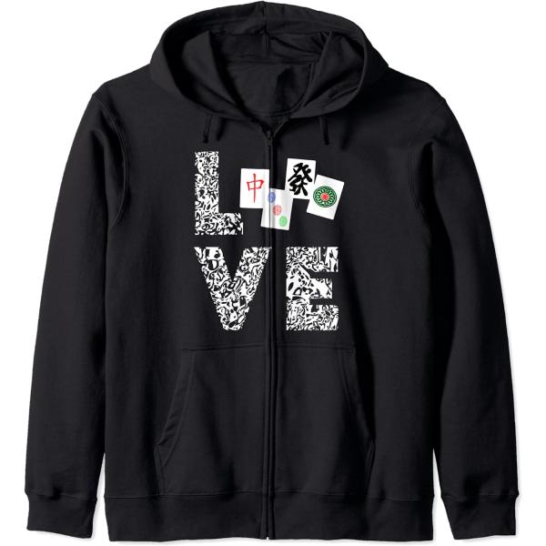 商品名Mahjong Love Playing Chinese Game Mah Jongg Player Zip Hoodieブランド：Traditional Chinese Game Playing Mah Jong商品サイズ：Smal...