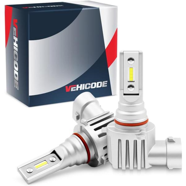 商品名VehiCode 9006 HB4 LED Bulbs 6000K White Slim Kit Mini Fanless 6K LED Fog Light Lamp Plug and Play Replacement (2 Pack...