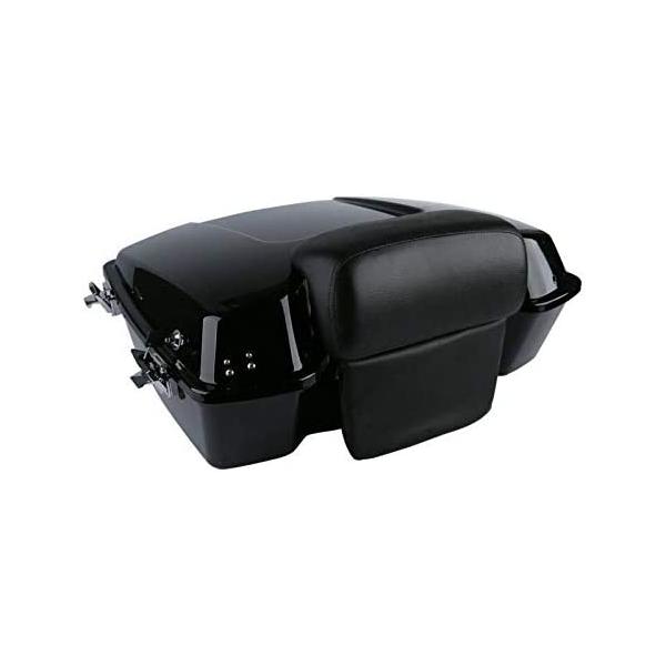 商品名TCMT チョップツアーパック トランク 背もたれ付き ハーレーダビッドソン ツーリング 1997〜2013年モデル用 US-XF290603-08/BTCMT Chopped Tour Pack Trunk with Backres...