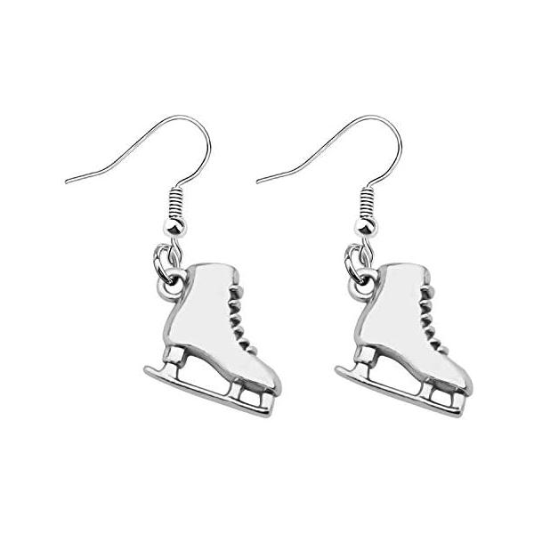 商品名BAUNA Skater Earrings Ice Skate Pendant Jewelry Figure Skating Dangle Earrings for Skate Lover (Skater Earrings)ブランド：...