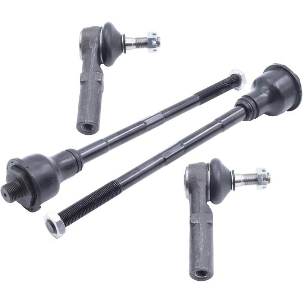 商品名4Pc Front Suspension Kit Outer and Inner Tie Rod Ends Replacement for Chevy Silverado 1500 HD Avalanche 2500 GMC Sier...