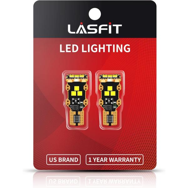 商品名LASFIT 4-Pack 921 912 T15 W5W LED Bulbs Error Free Super Bright Cargo Area and Backup Light Whiteブランド：LASFIT商品サイズ：高さ：...