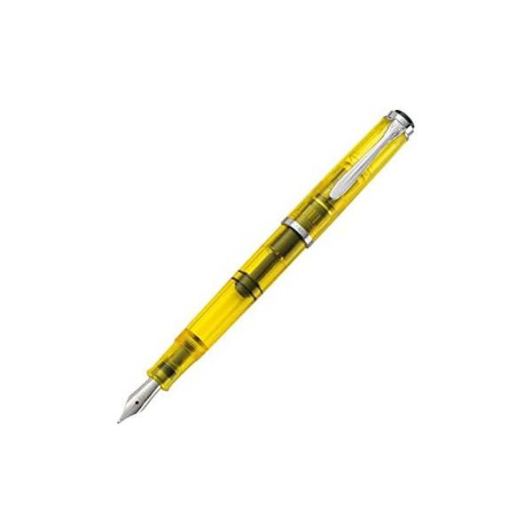 商品名PELIKAN CLASSIC M205 デュオ ハイライト イエロー 万年筆 - (BB ペン先)Pelikan Classic M205 Duo Highlighter Fountain Pen (819886)ブランド：Peli...