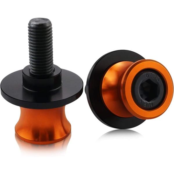 商品名2PCS CNC Swing Arm Stand Screw 10MM Motorcycle Swing Arm Sliders Spools For DU 790 2017 2018 2019ブランド：UbuyMotor商品サイズ：...
