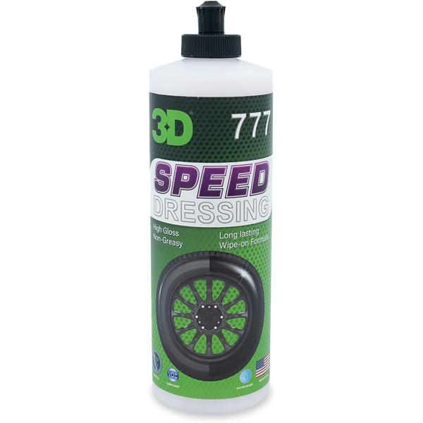 商品名3D スピードタイヤドレッシング| 長持ち、高光沢、タイヤグロスを拭き取ってください | べたつきのない水性保護剤 | 米国製 | 天然 | 有害化学物質を含みません3D Speed Tire Shine - Long Lasting...