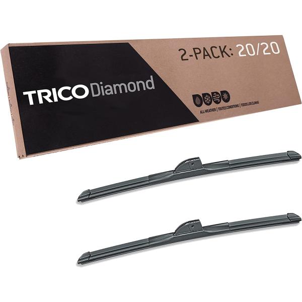 商品名TRICO Diamond 20 Inch pack of 2 High Performance Automotive Replacement Windshield Wiper Blades For My Car (25-2020),...