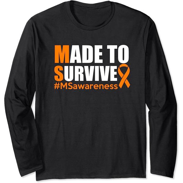 商品名Made To Survive Multiple Sclerosis Awareness Gift Long Sleeve T-Shirtブランド：MSAwareness Gift Gear商品サイズ：Small高さ：5.1 cm横幅...