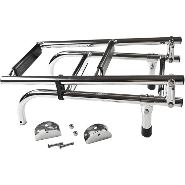 商品名MARINE CITY ステンレススチール マリングレード ボート ヨット 2+2段 折りたたみ式 ボードラダーMARINE CITY 304 Grade Stainless Steel Heavy Duty Marine Grade...