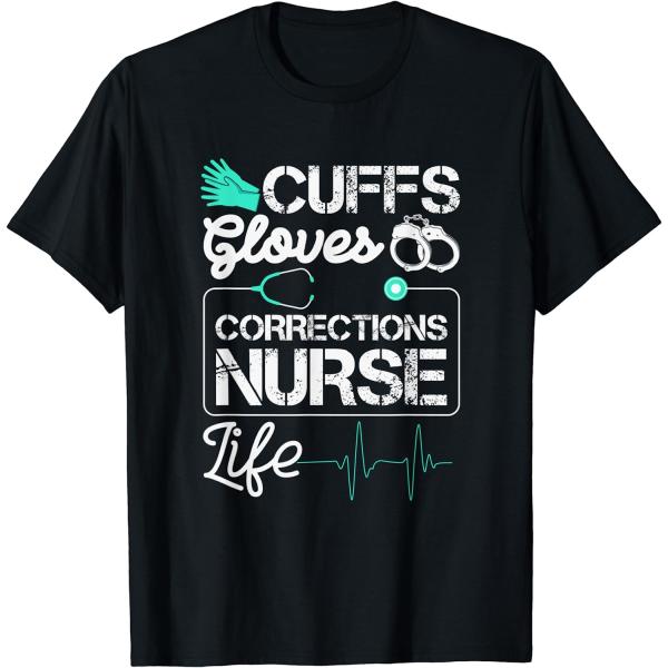 商品名Cuffs Gloves Corrections Nurse Life T-Shirtブランド：Correctional Nurse Gifts商品サイズ：Small高さ：2.5 cm横幅：20.3 cm奥行：25.4 cm重量：45...