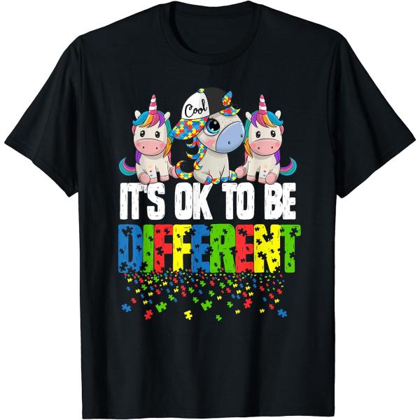 商品名Autism Awareness Day Unicorn Gift, It's Ok To Be Different T-Shirtブランド：Autism Awareness Day Unicorn Clothing商品サイズ：Sma...
