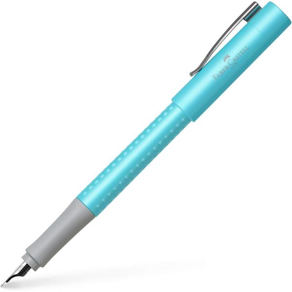 商品名Faber-Castell グリップ パールエディション M 万年筆 ターコイズFaber-Castell Grip Pearl Edition M Fountain Pen - Turquoiseブランド：Faber-Castell...