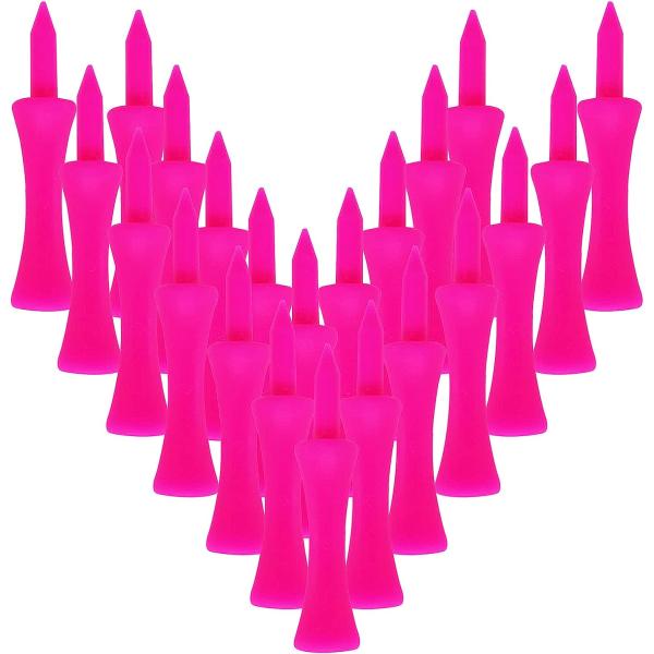 商品名FINGER TEN Golf Step Down Plastic Castle Tees Value 120 Count Colored Bulk, Unbreakable Tee Size 2 3/4 2 1/4 1 3/4 1 ...