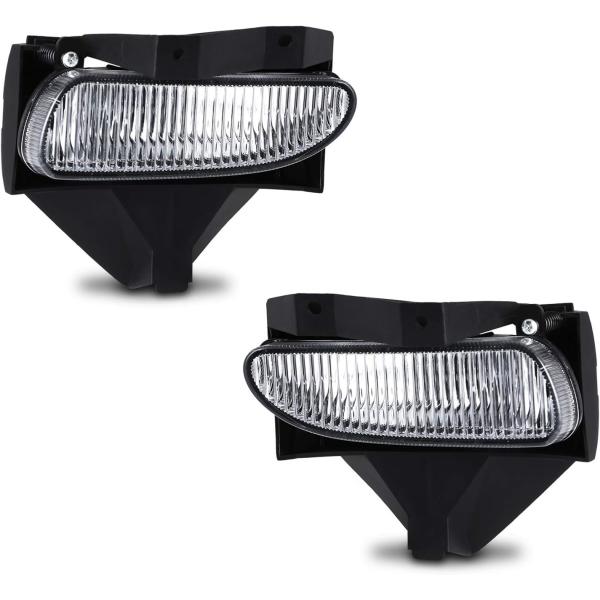 商品名AUTOWIKI フロントバンパーフォグライトアセンブリ 1999-2004 フォード マスタング (コブラには適合しません) クリアレンズ付き 2個 OEM交換セットAUTOWIKI Front Bumper Fog Light A...