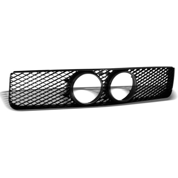 商品名Stehlen 642167820512 Compatible With 2005-2009 Ford Mustang GT Mesh Front Hood Bumper Grille with Fog Lights Hole - G...