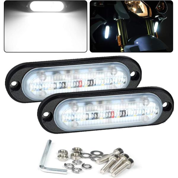 商品名Chelhead Surface Mount Led Lights, Aluminium Base Led Backup Lights 6500K Led Fog Lights or Side Marker Indicator Lig...