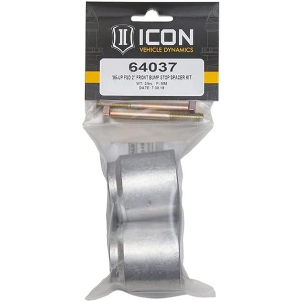 商品名ICON, 2"" Front Bump Stop Spacer Kit, Compatible with 2005-Up Ford F250/F350 SD, 64037ブランド：Icon Vehicle Dynamics商品サイズ...