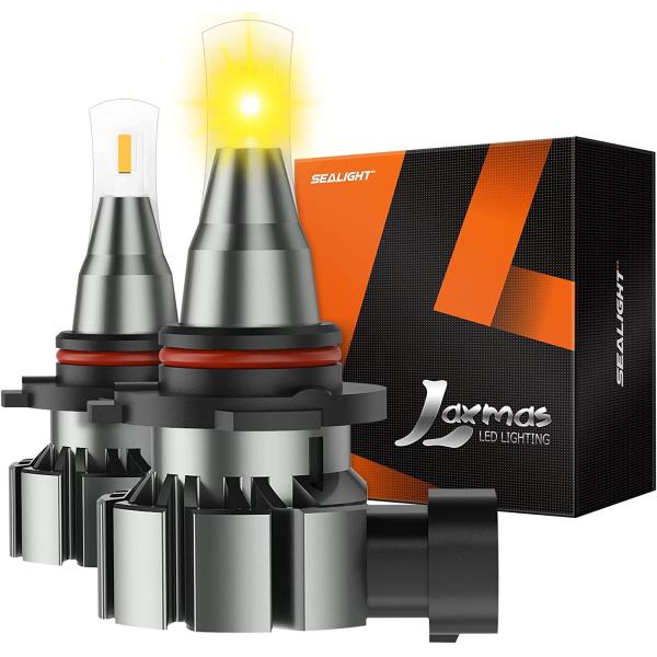 商品名SEALIGHT H10/ 9140/9145 LED Fog Light Bulbs 3000K Yellow, 10W High Power 9040 9045 LED Replacement Fog Light DRL Bulb...