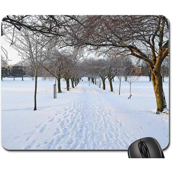 商品名Mouse Pad - Winter Seasons Snow Trees Park Frost Fun Joyブランド：Yuatuwaw商品サイズ：商品番号：色：素材：