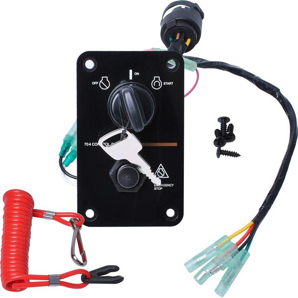 商品名Wadoy 704-82570-08-00 シングルエンジン キースイッチパネル ヤマハ 12V 船外ヨットスイッチパネル 704-82570-11-00 704-82570-12-00に対応704-82570-08-00 Singl...