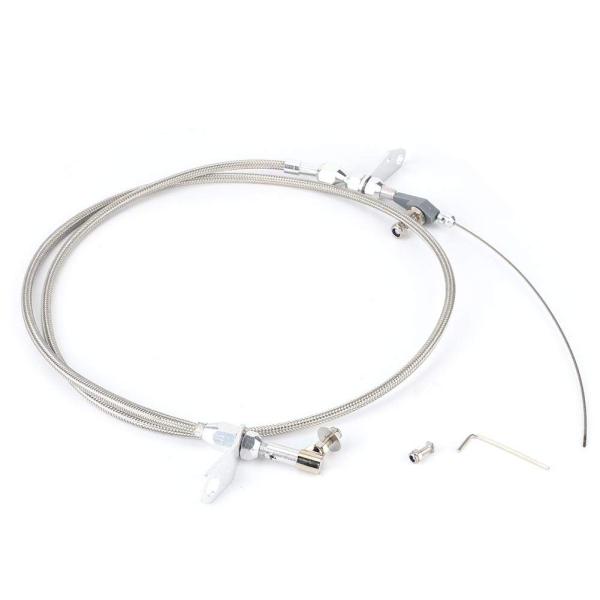 商品名Qiilu Transmission Kickdown Cable Kit, Stainless Braided Kick Down Detent Fits for 904ブランド：Qiilu商品サイズ：normal高さ：3.8 cm...