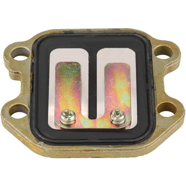 商品名モーターサイクルインテークリードバルブアセンブリモーターリードブロック バルブ吸気プレート ヤマハPW50 1981-2009用Motorcycle Intake Reed Valve Assembly Motor Reed Bloc...