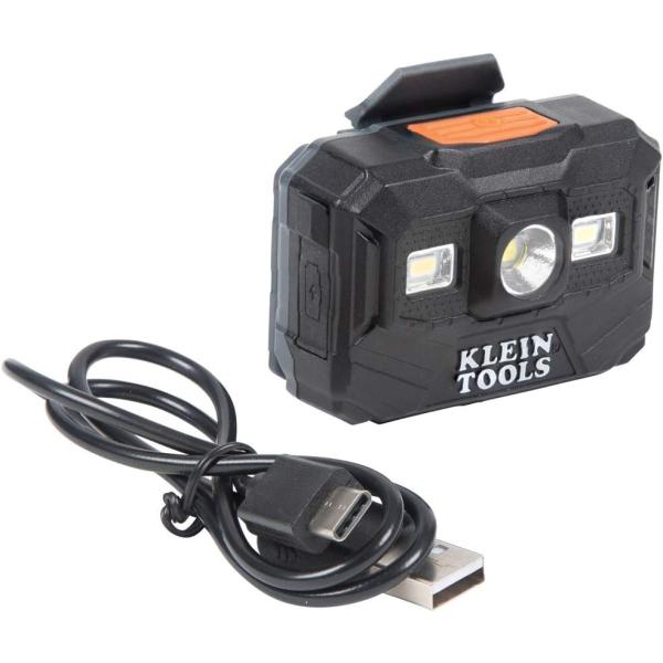 商品名Klein Tools 56062 Rechargeable LED Headlamp / Worklight for Klein Hardhats, 300 Lumens, All-Day Runtime, 3 Modes, for...